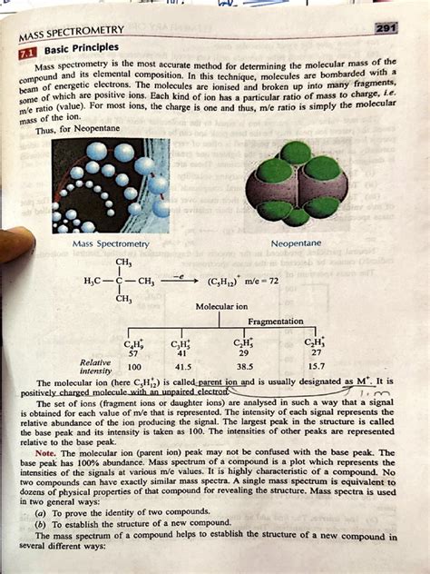 Spectro Mass Pdf Molecules Mass Spectrometry