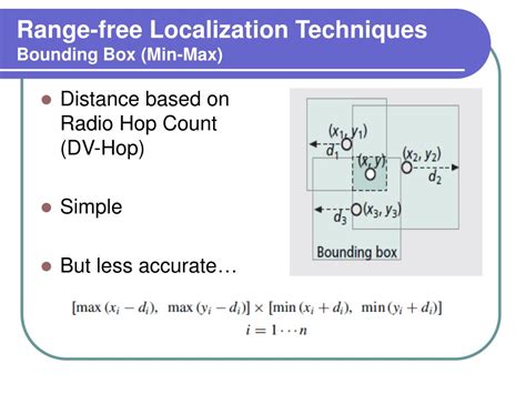ppt localization techniques in wireless sensor networks powerpoint