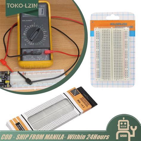400 830 Tie Points Solderless Pcb Breadboard Diy Test Bread Board For Bus Test Circuit Board