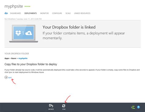 deploying windows azure websites using dropbox