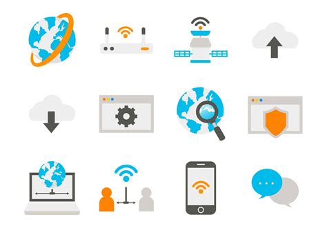 internet icons vector 114692 vector art at vecteezy