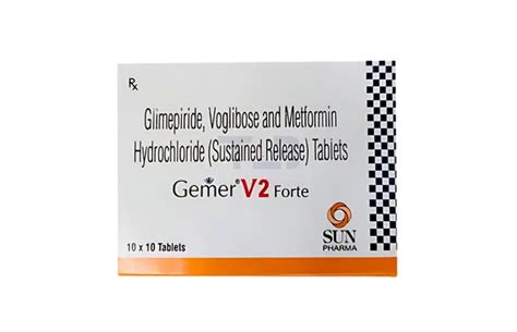 Buy Gemer V 1 Tablet Er In Bulk The Lotus Biotech