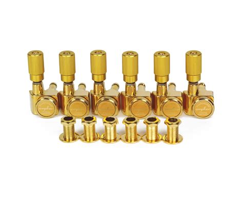 Amazon Com Guyker Pro Inline Guitar Locking Tuners Lock String Tuning Key Pegs Machine