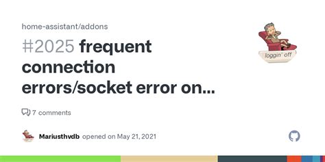 Frequent Connection Errorssocket Error On Client Mqtt 601 · Issue