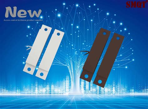 Surface Mounted Magnetic Contacts Switch Sensor With Screw Or Glue Tap For Security System