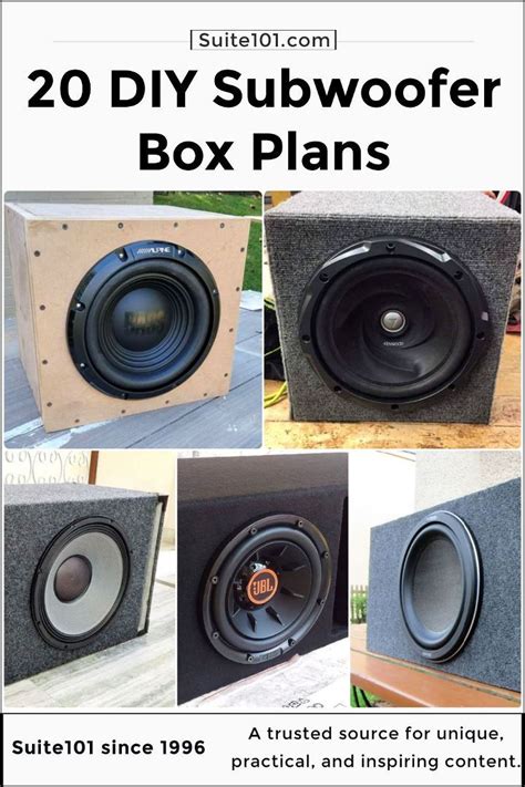 20 free diy subwoofer box plans to build your own diy subwoofer box