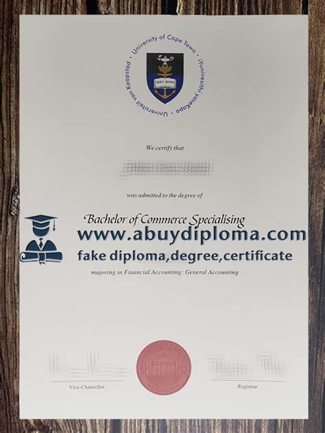 How Order To Buy University Of Cape Town Fake Certificate