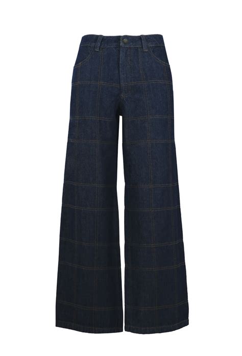 Grid Jeans Sophia Lerner Sophia Lerner