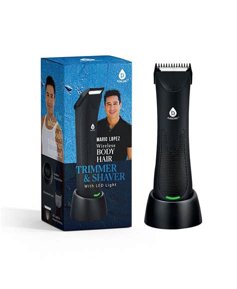 Pursonic Mario Lopez Wireless Body Hair Trimmer And Shaver Macys