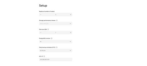 create a service instance in postgresql flex