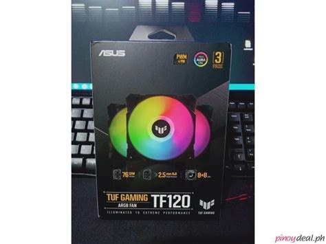 Asus Tuf Argb Fan Tf120 Set Of 3 Fan With Multifunction Controller Aura Sync Quezon City