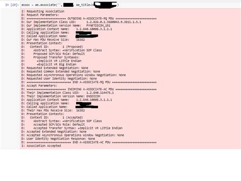 e no presentation context for secondary capture image storage has