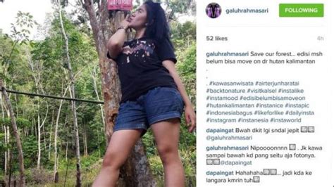 Inilah Pose Gadis Dayak Ketika Merambah Hutan Kalimantan Setelah Tinggal Di Ibukota