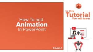 How To Add Animation In PowerPoint PowerPoint Tutorial
