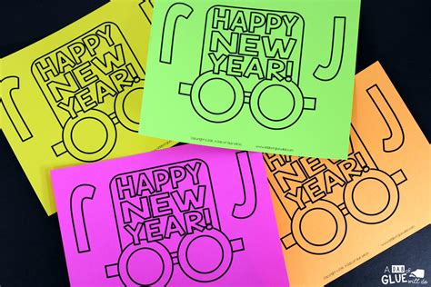 New Years Eve Glasses And Writing