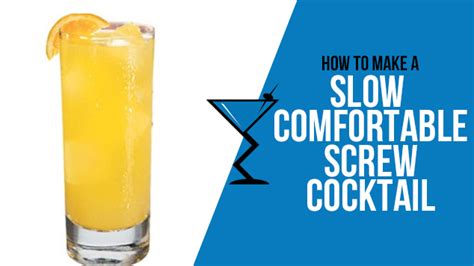 Slow Comfortable Screw Cocktail Recipe Drink Lab Cocktail And Drink Recipes