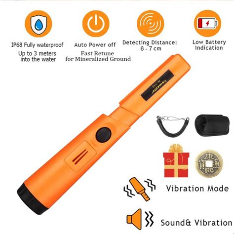 New Tc 110 Handheld Metal Detector Pointer Pinpoint Gp Portable 360