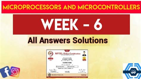 microprocessors and microcontrollers week 6 quiz answer solution