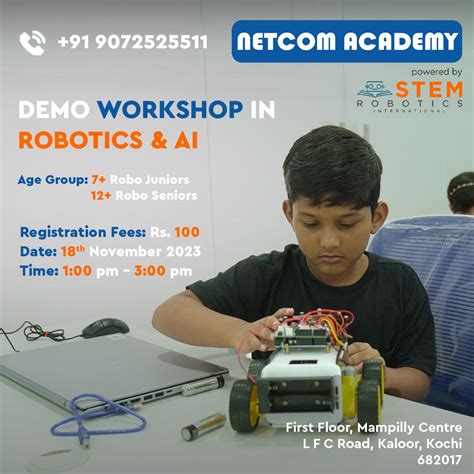 netcom academy 🤖🔬 unlock the future with robotics and ai