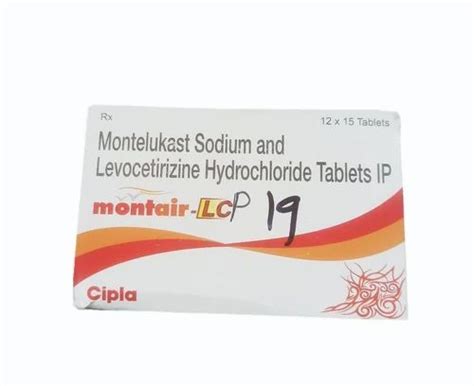 Montair Lc Tablet At Rs 269 Stripe Levocetirizine Hcl And Montelukast