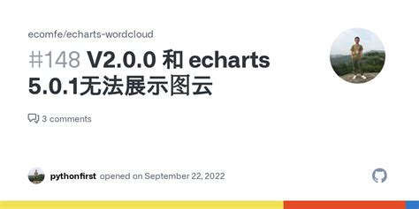 V200 和 Echarts 501无法展示图云 · Issue 148 · Ecomfeecharts Wordcloud · Github
