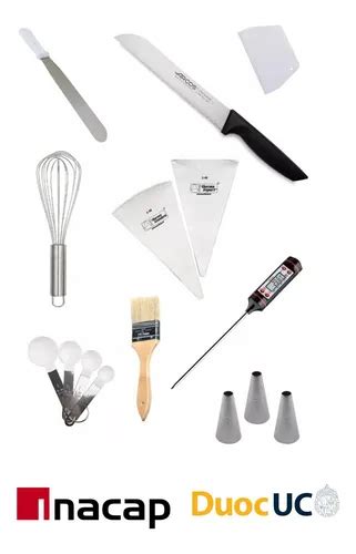 Set De Pastelería Utensilios Cocina Inacap Duoc Santo Tomas Cuotas Sin Interés