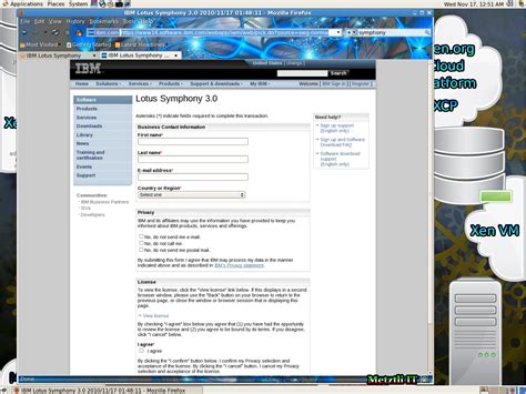 ibm lotus symphony centos twitter