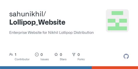 Github Sahunikhil Lollipop Website Enterprise Website For Nikhil Lollipop Distribution