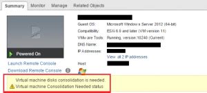 VMware Disk Consolidation Unable To Access File Since It Is Locked Virtualization Howto
