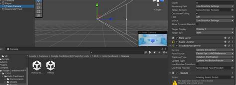 Missing Script Issue Googlevr Cardboard GitHub