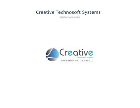 Software Development Company From Hyderabad India Creative Technosoft Systems Pdf