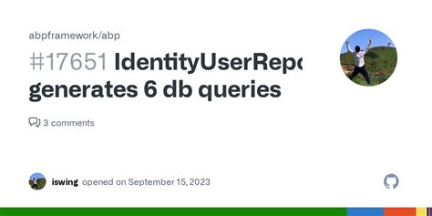 Identityuserrepositoryfindbyloginasync Generates 6 Db Queries · Issue 17651 · Abpframeworkabp