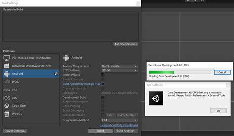 unity oyun motoru jdk directory is not set or invalid hatası