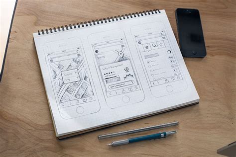 Wireframe Design UI Sketch Full By Anthony Lagoon