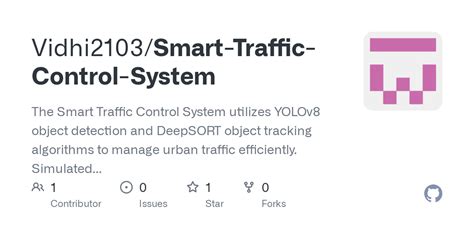 GitHub Vidhi Smart Traffic Control System The Smart Traffic Control System Utilizes