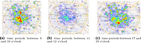 The Heat Map Of Different Time Periods Download Scientific Diagram