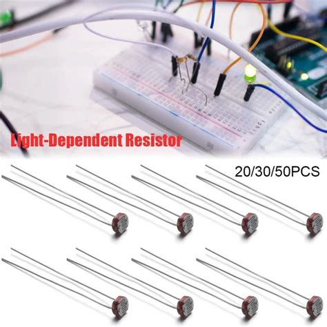 Resistance Arduino Ldr Cds Gl5516 Photoresistor Light Dependent Resistor Sensor Eur 163