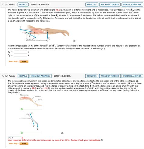 Solved 3 12 Points Details Sercp11 8 3 Op 017 My Notes