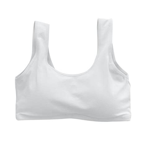 Tween Bra Padded Training Bras For Girls Seamless Cami Bralettes