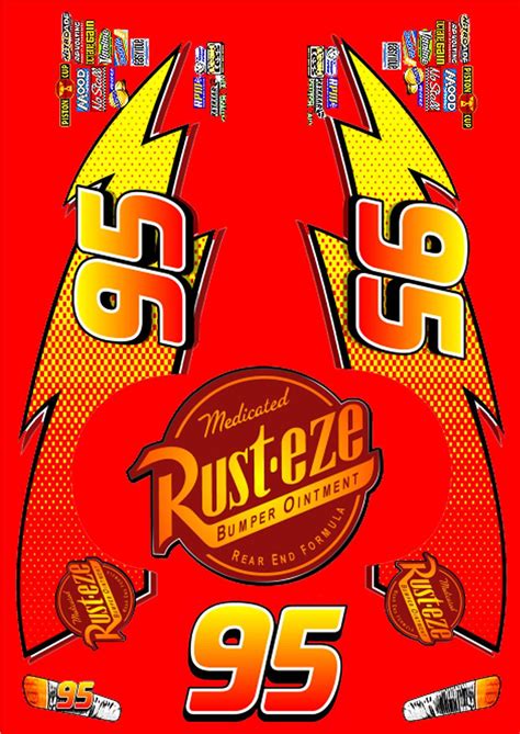 Lightning Mcqueen Printable Decals