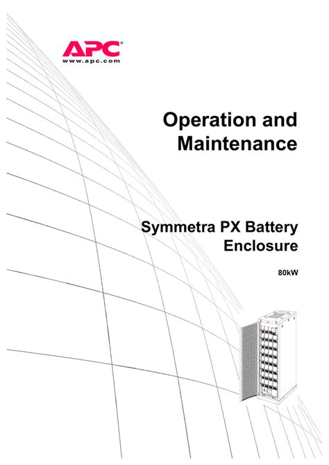 Schneider Electric Symmetra PX User Guide Manualzz