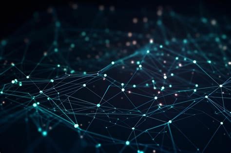 Premium Photo Digital Connection Dots And Lines Technology Abstract