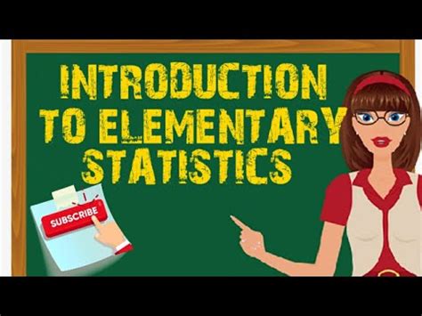 STATISTICS LESSON INTRODUCTION TO STATISTICS YouTube