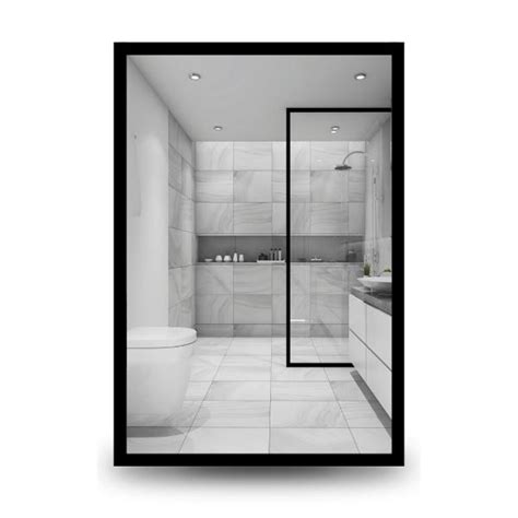 Espejo Rectangular Con Marco De Plastico 55 X 35cm The Home Depot México