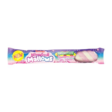 Swizzels Marvellous Mallows Raspberry And Milk Drumstick Flavour Marsh