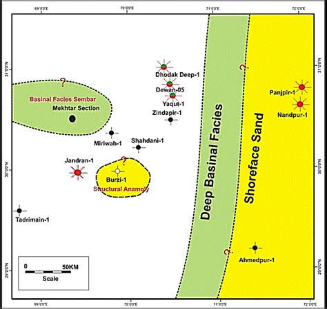 13a Gross Depositional Environment Gde Map Of Sembar Formations