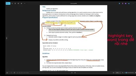 Bubble Sort Oop With Java Lab Lab211 Youtube