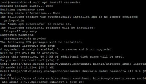 how to install apache cassandra in ubuntu 18 04 lts foss linux
