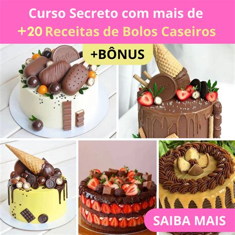 Receitas De Bolos Caseiros Da Chef Confeiteira Jéssica Sotero Cur