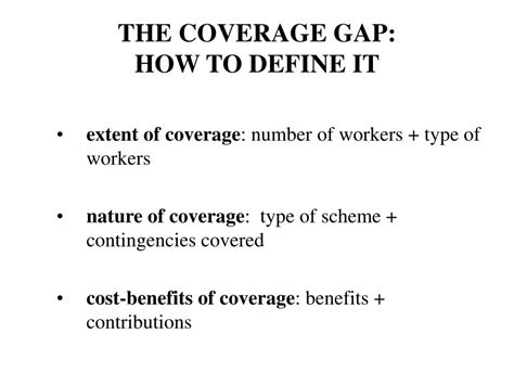 Ppt Addressing The Coverage Gap In Informal Labour Markets Powerpoint